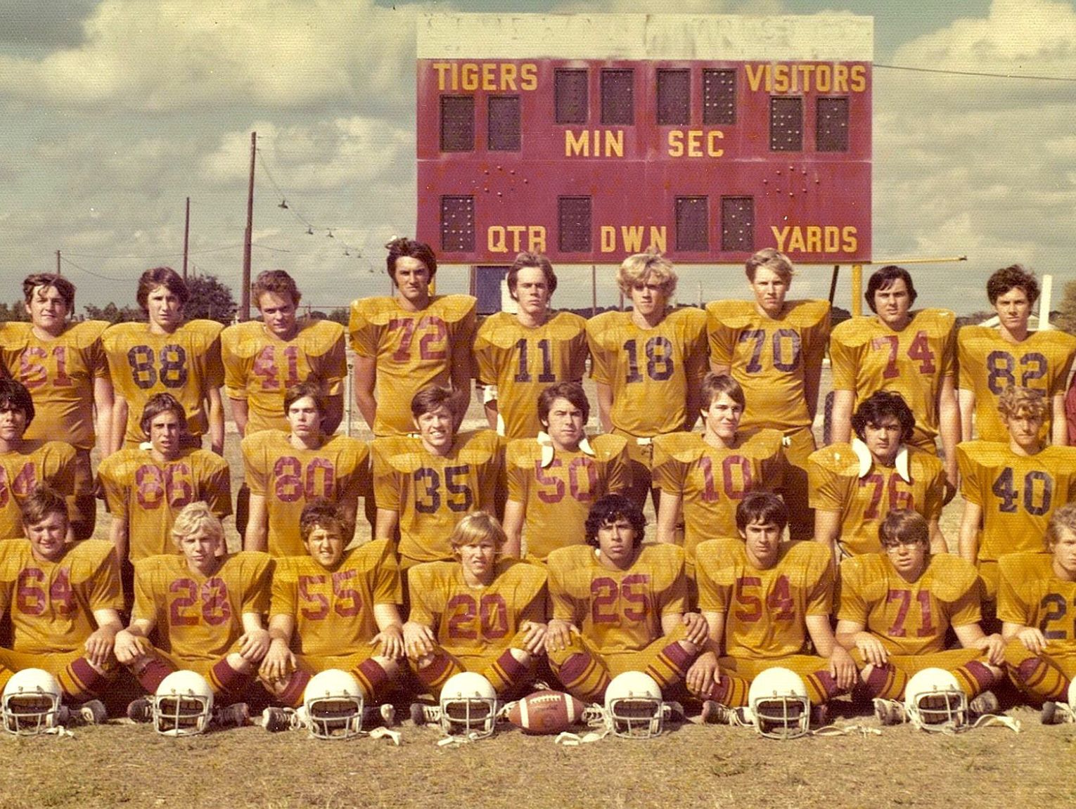 1975 Tiger Football Champions to be honored