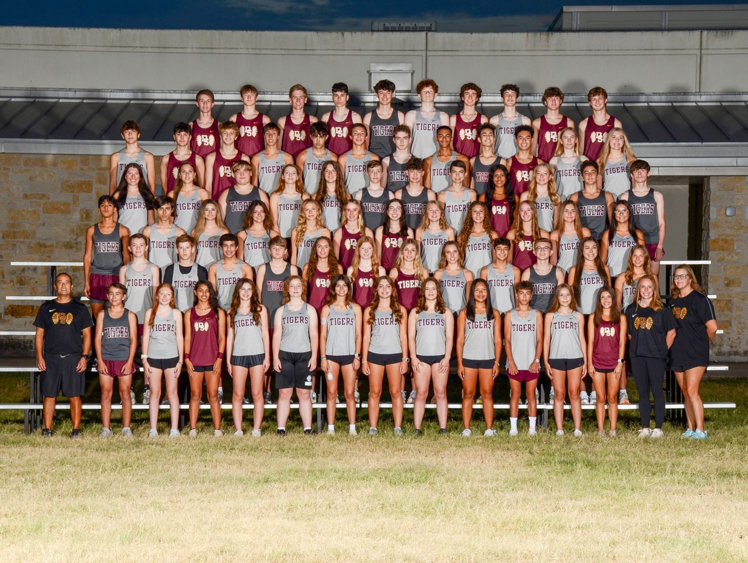 Cross Country teams in action