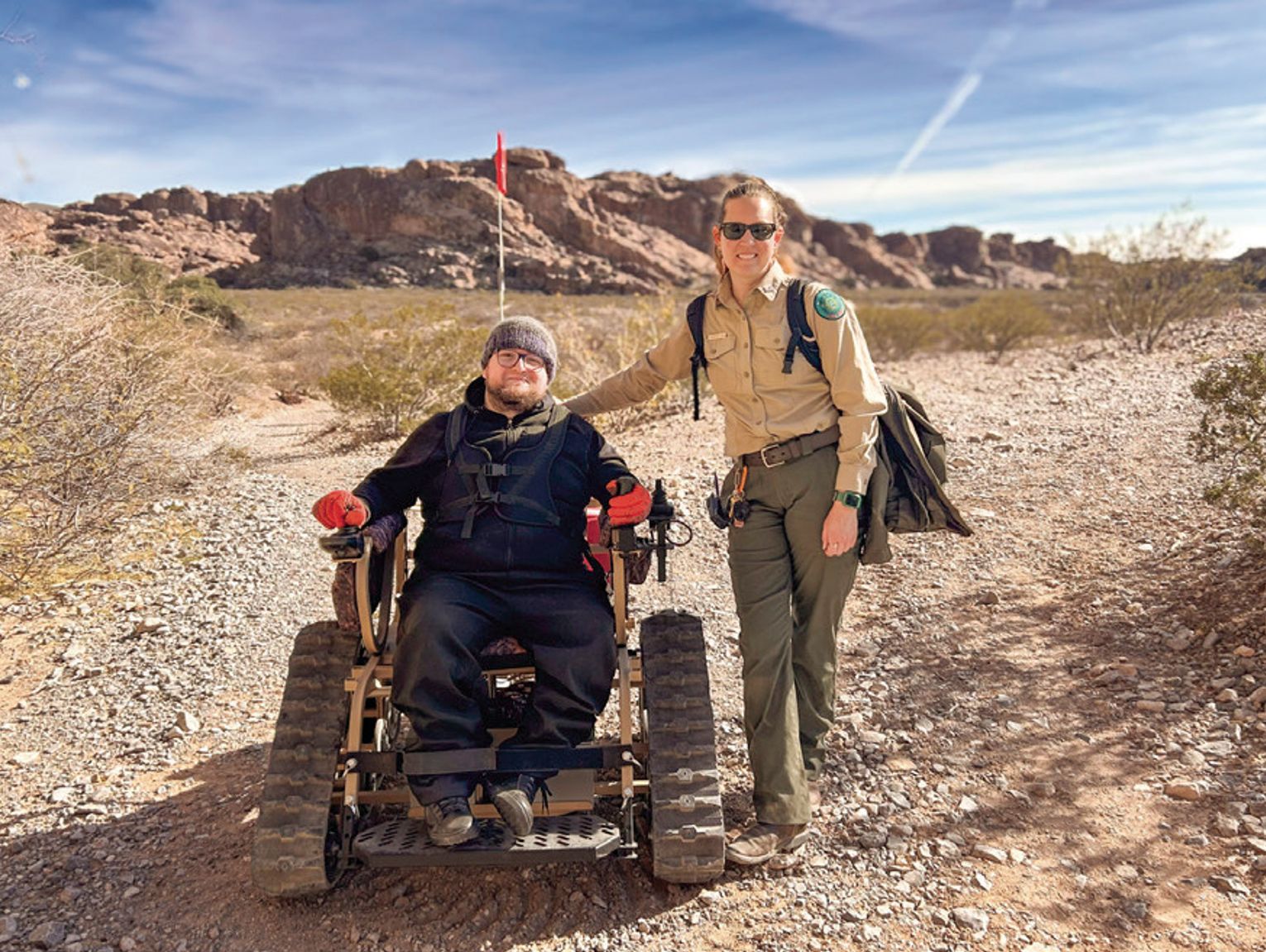 Texas State Parks roll out all-terrain track chairs